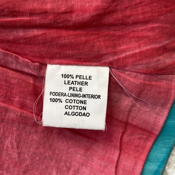 Guru | Jackets & Coats | Guru Turquoise Leather Jacket | Poshmark